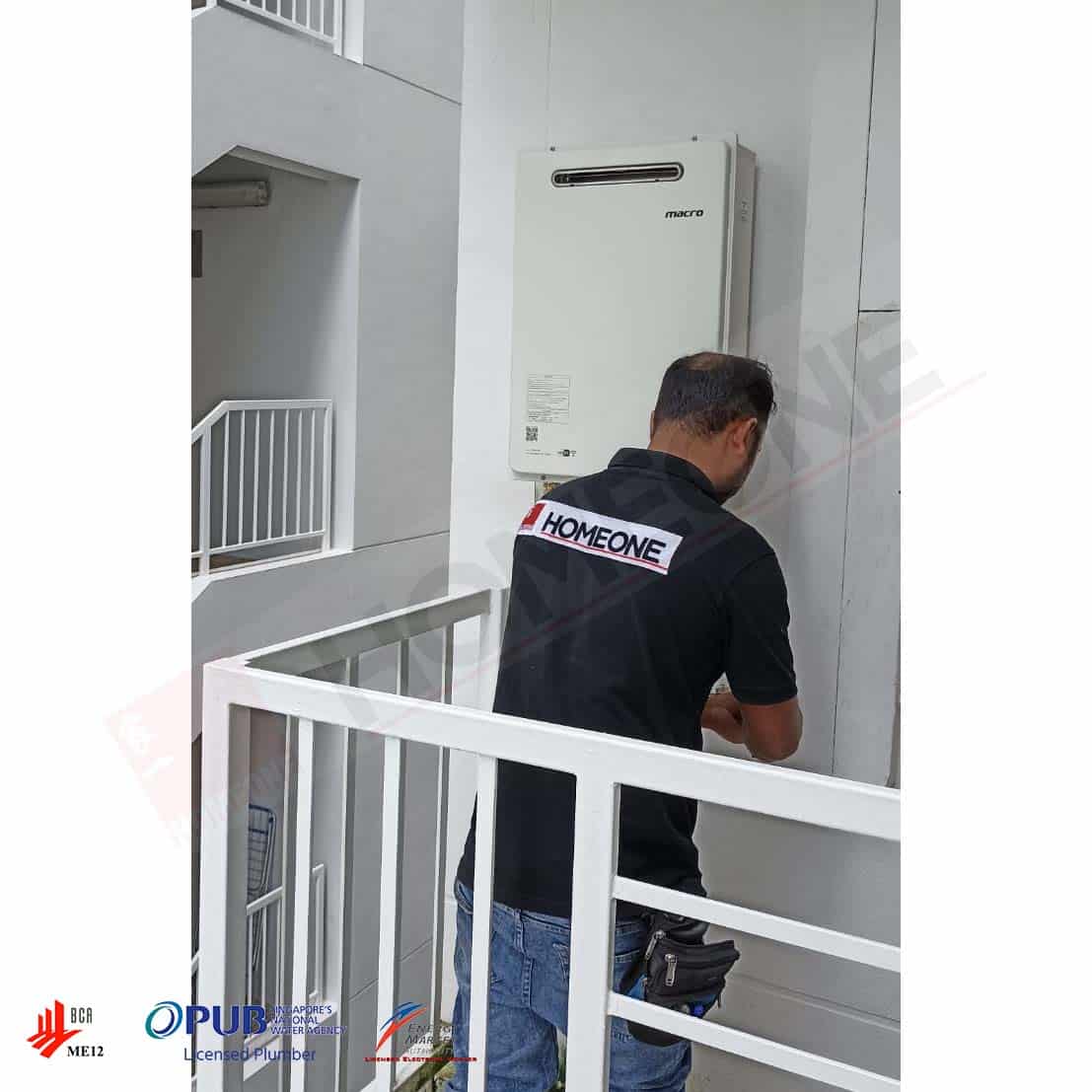 Macro MA 20WOD Singapore's #1 Safety Gas Heater Installer
