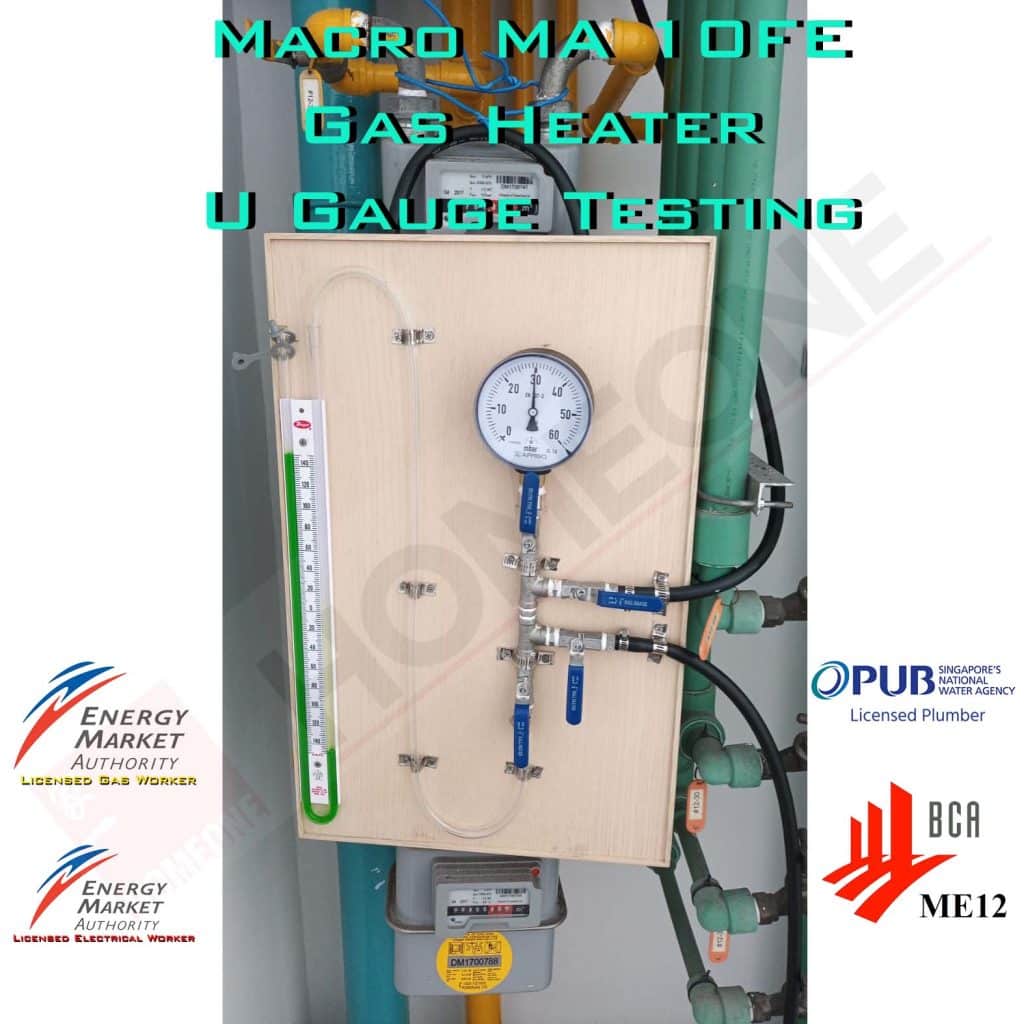 Macro MA 10FE Singapore's #1 Safety Gas Heater Installer