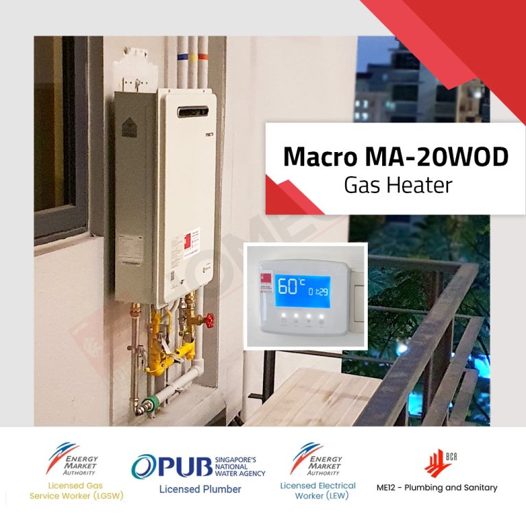 Gas Heater Installation Singapore – Safe & Licensed Work