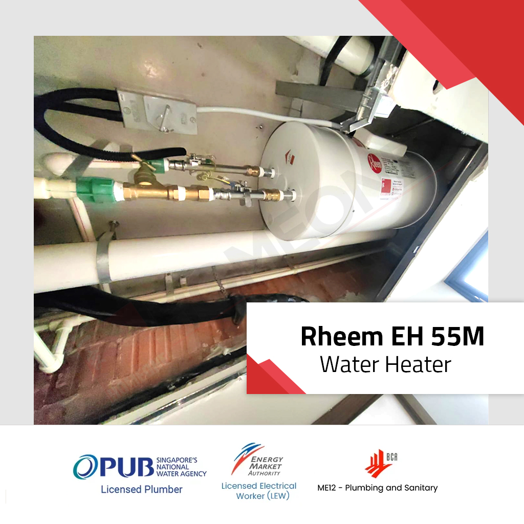 Rheem EH 55M Electric Storage Water Heater Safety Installer